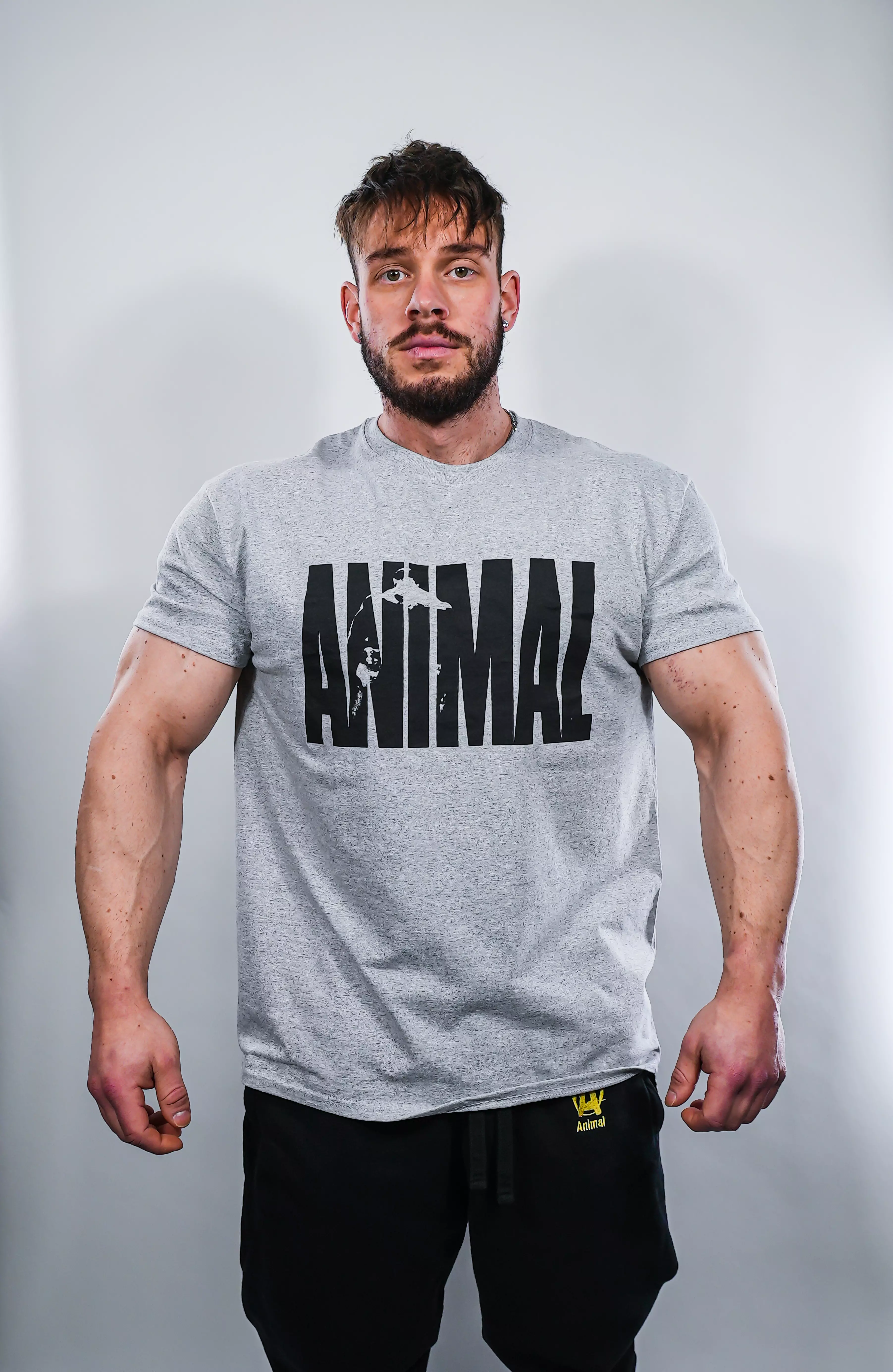 Animal Pak T-Shirt - Grey | Universal Nutrition Europe